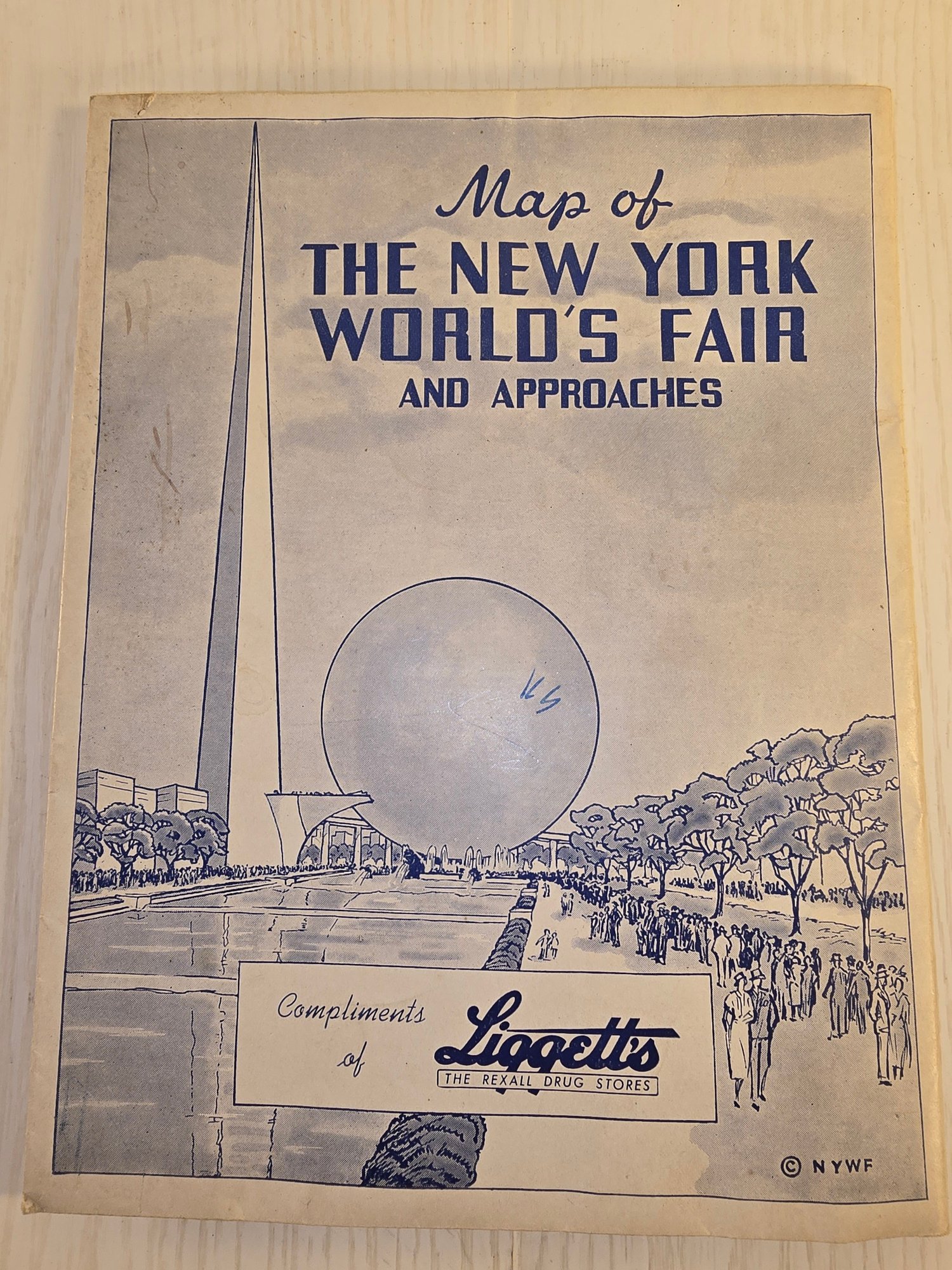 Very Rare New York World's Fair Folding Map #4654 | Auctionninja.com