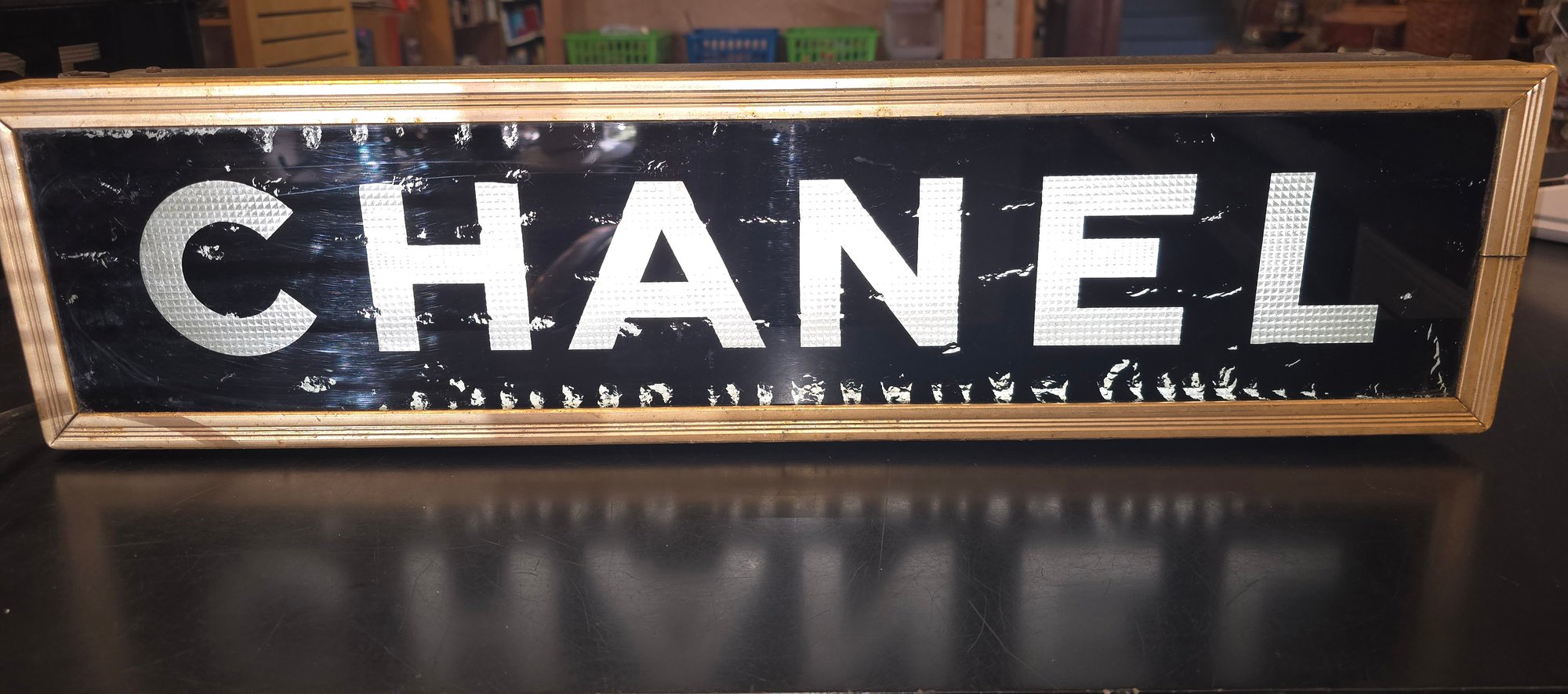 Vintage 1950's Chanel Light Up Advertising In Store Sign #4766 ...