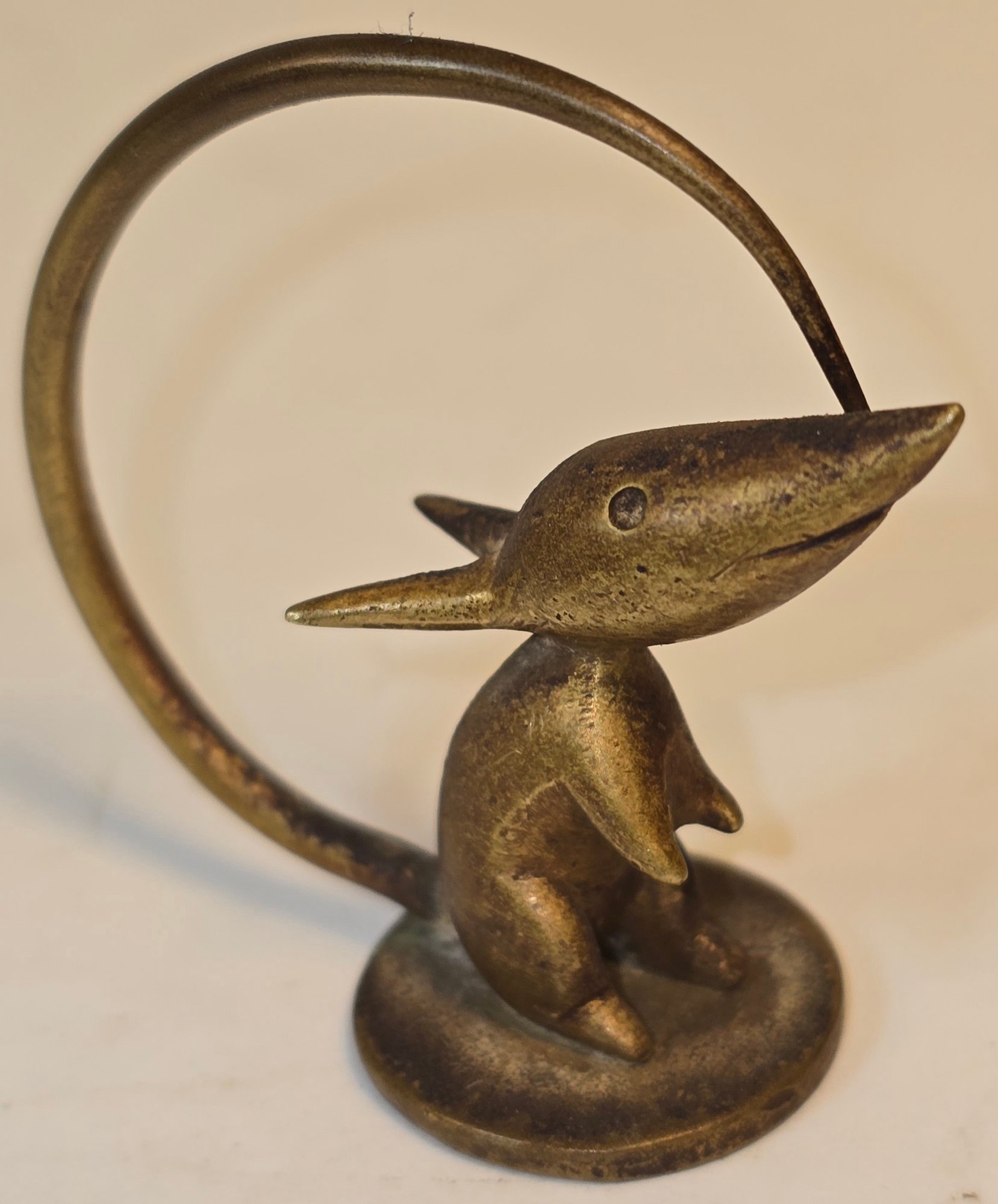 Vintage WHW Austrian Vienna Karl Hagenauer Small Bronze Mouse Art Deco ...