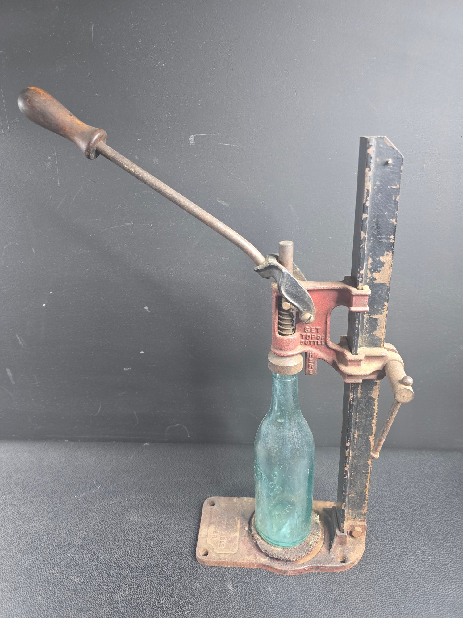 Antique Bottle Capper Press #7295 | Auctionninja.com