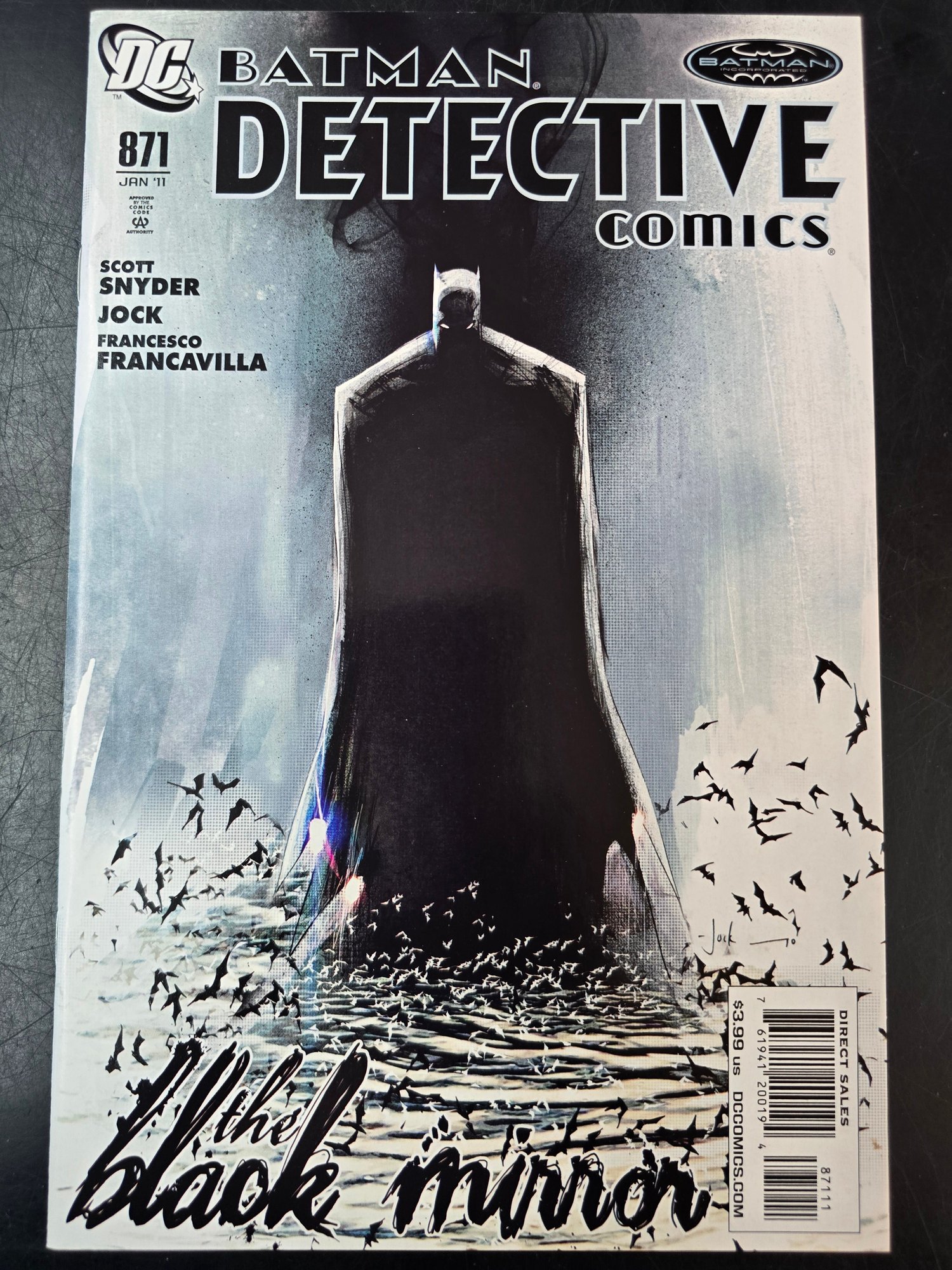 Detective Comic #871 (2011) DC " The Black Mirror" Part 1 #7404 ...