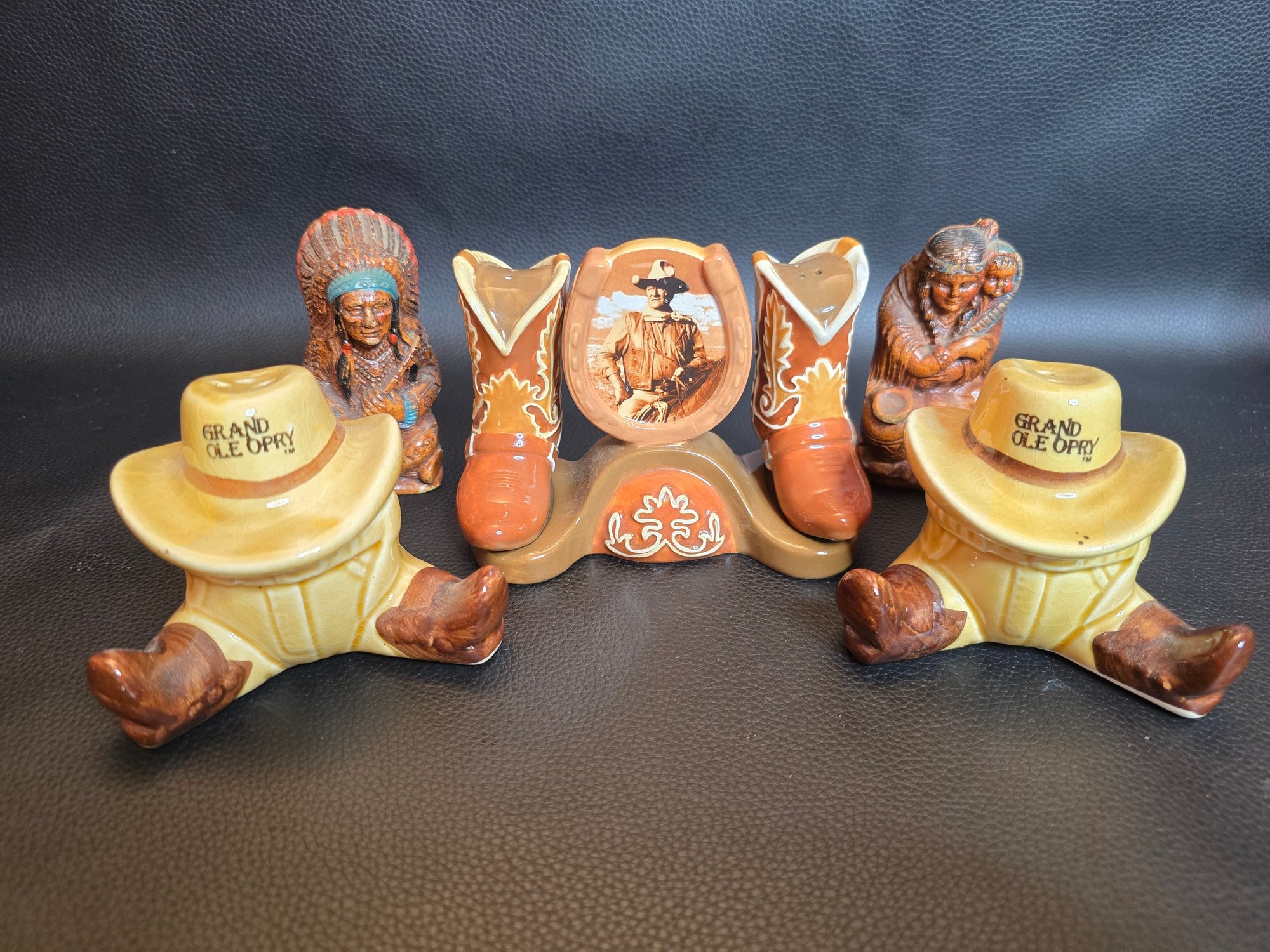 Vintage Western & Native American Salt & Pepper Shakers #7786 ...
