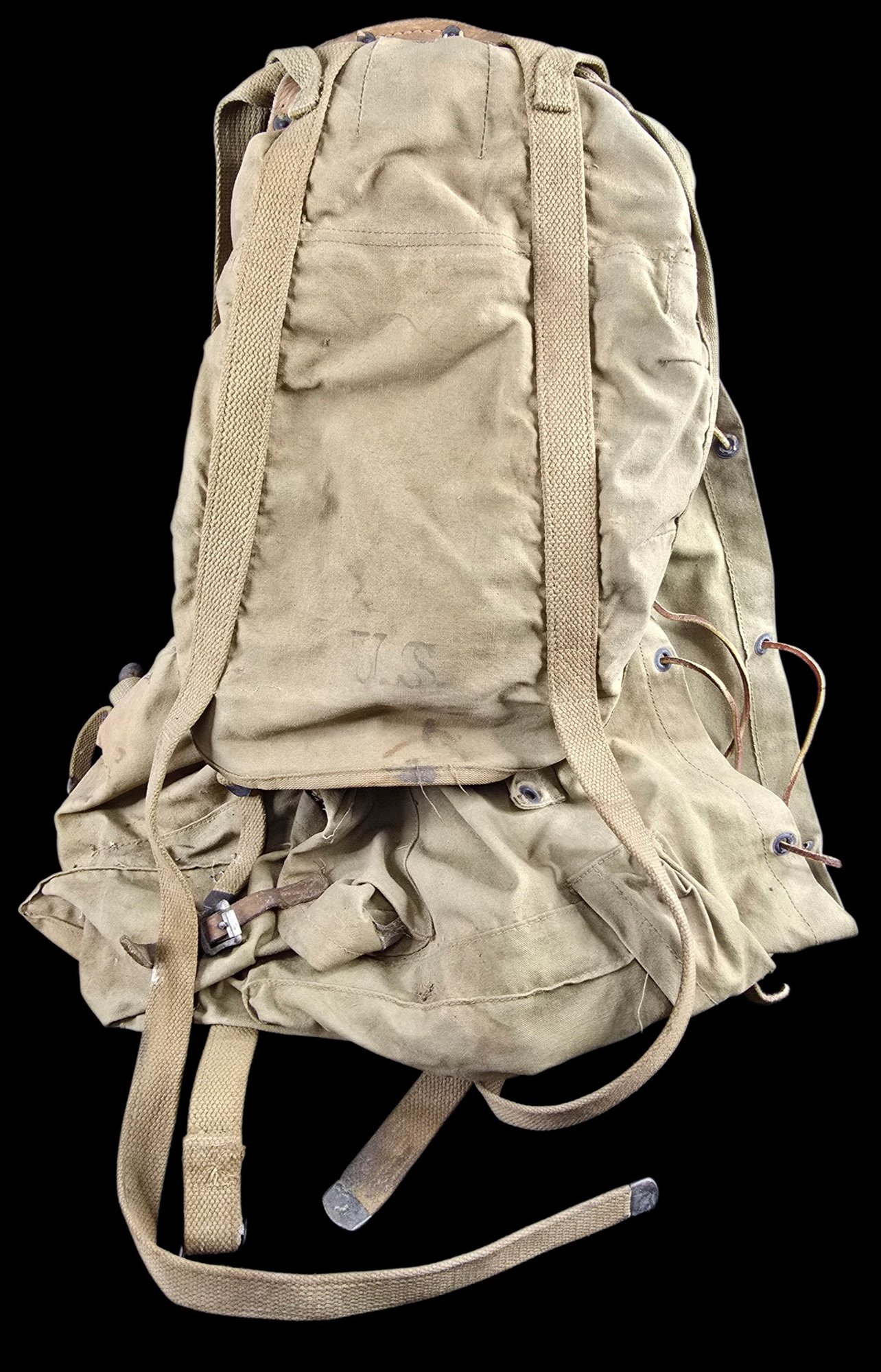 WWII US Army M1942 Mountaineer Rucksack On Frame #9613 | Auctionninja.com