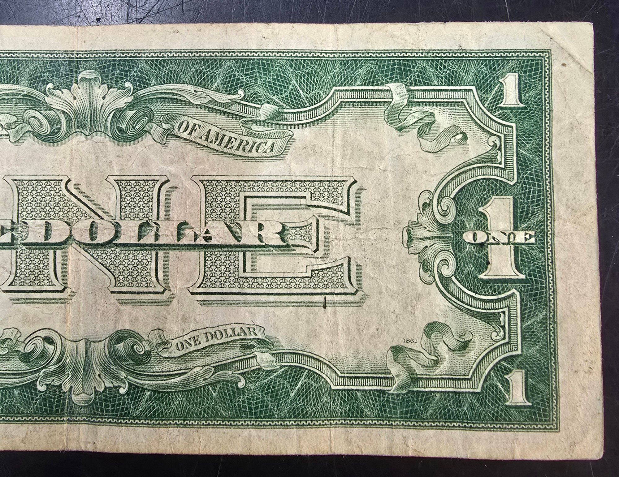 1928 Circulated Silver Series 1 Dollar Bill Funny Back #9798 ...