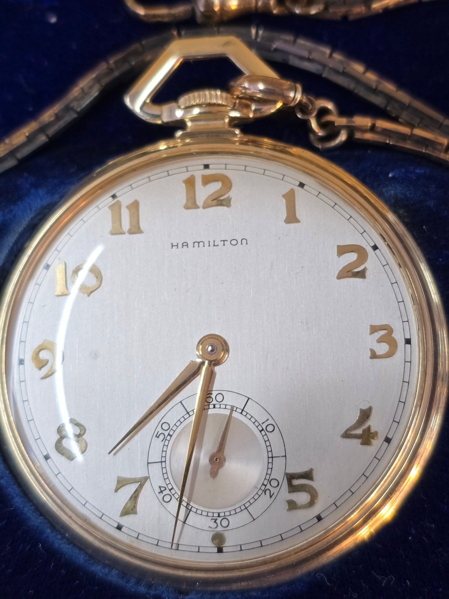 Vintage Hamilton Pocket Watch In Original Box #10012 | Auctionninja.com
