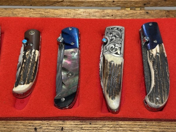 Lot Of (8) Assorted Folding Knives, All Stamped AP With Horse #12434 ...