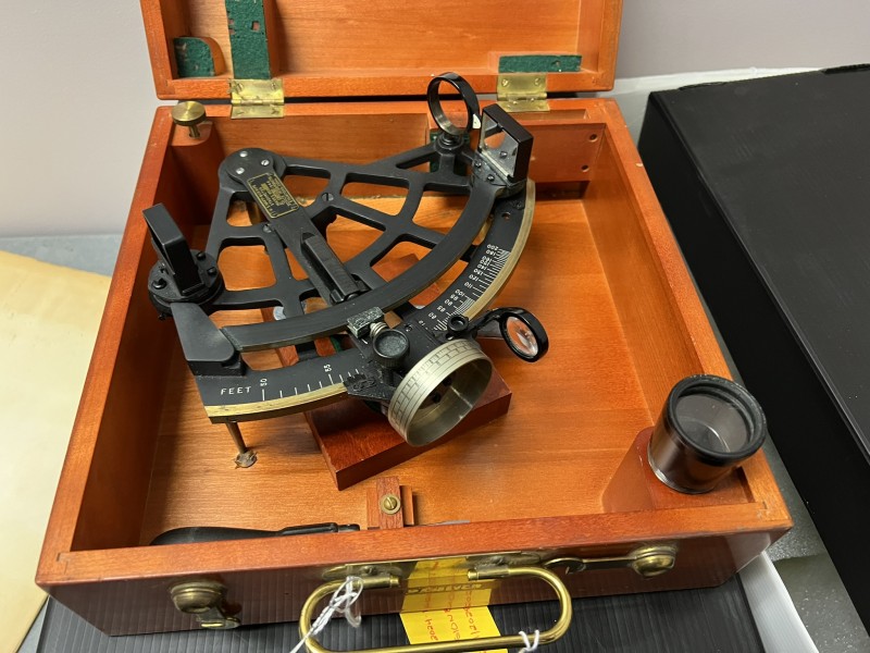 US Navy Bureau Of Ships Stadimeter, Stamford CT, In Wooden Case #9941 ...