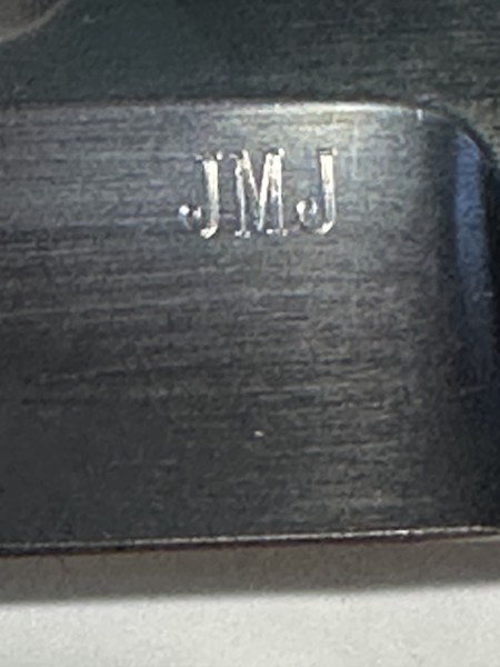 Folding Knife, Engraved J.M.J. Jim Minnick, 7" Long #12347 ...