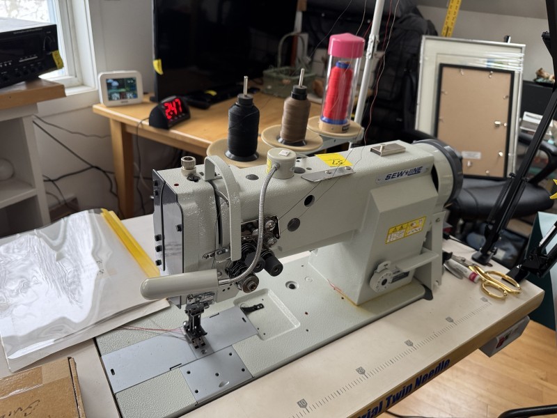 Sew Line SL-4420 Industrial Sewing Machine, Industrial Twin Needle With ...