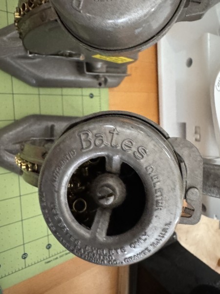 Lot Of (2) Bates Eyeleteer Rivit Machine; Untested #12553 ...