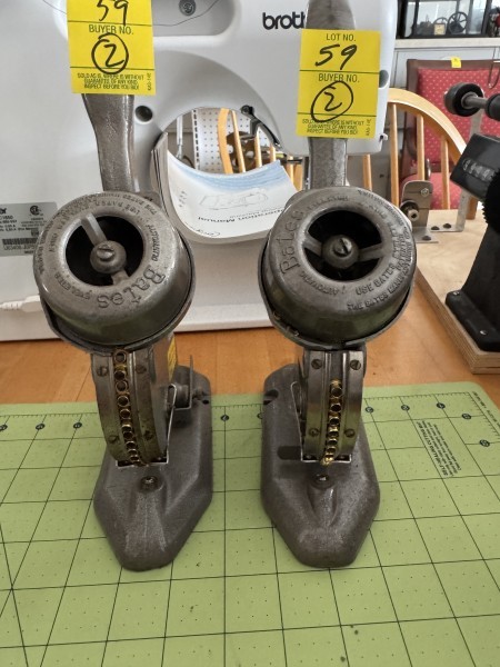 Lot Of (2) Bates Eyeleteer Rivit Machine; Untested #12553 ...