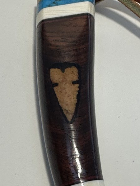 Fixed Blade Knife Inlay With Arrowhead By Kelgin 8" Long, Comes With ...