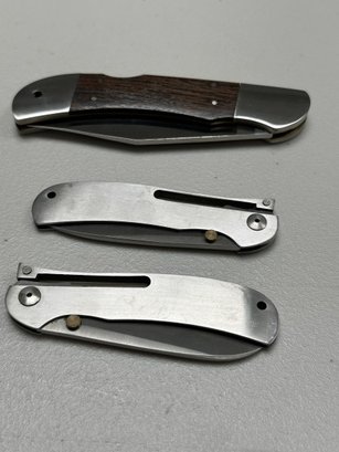 Lot Of (2) Folding Knife A.G. Russell 7" Long & Gerber Folding Knife 9 ...