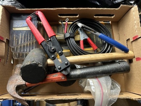 Lot Of Assorted Hand Tools: Vise Grips, Nut Drive, Allen Wrench, Rubber ...