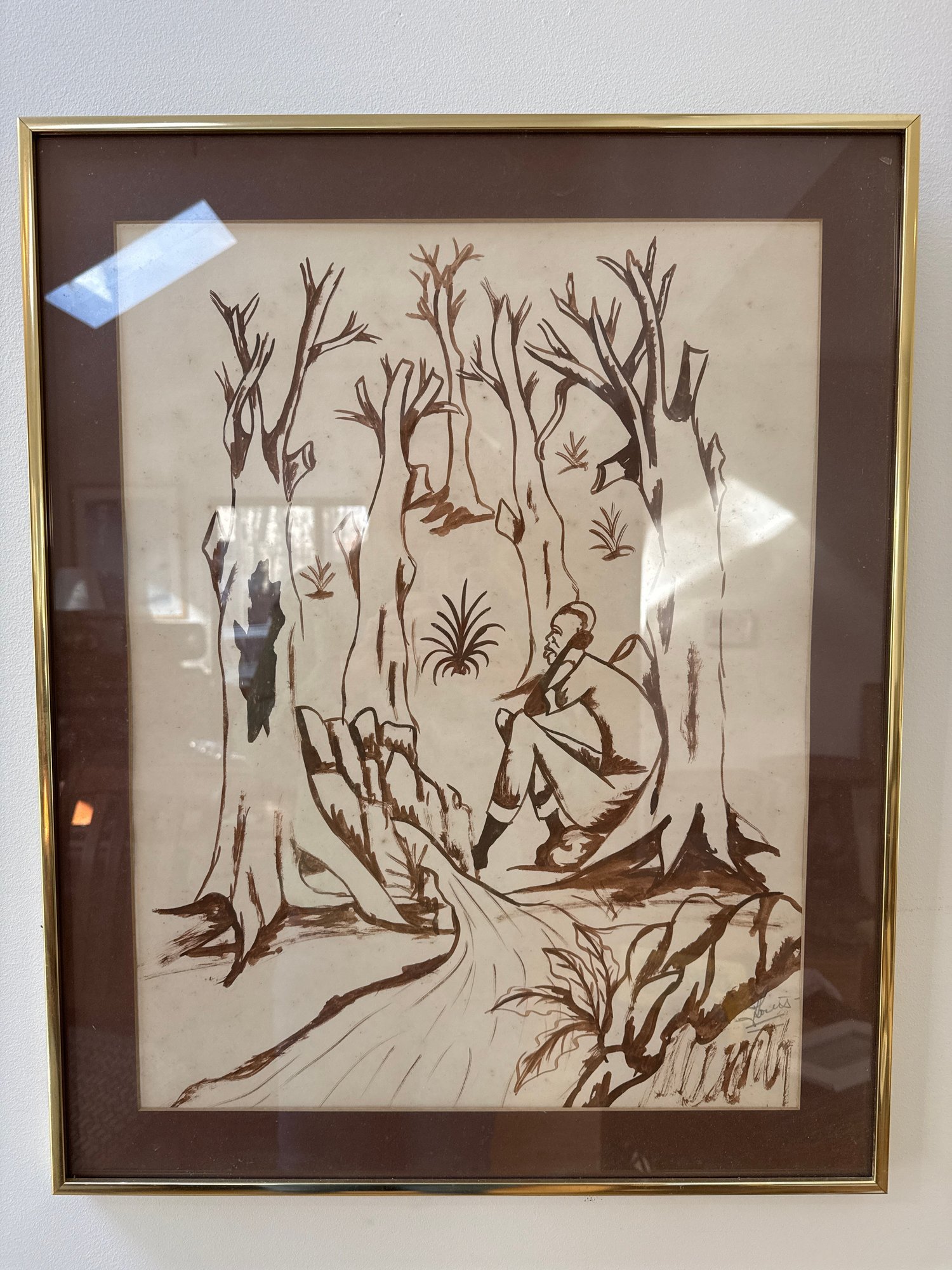 Framed Drawing #6160 | Auctionninja.com