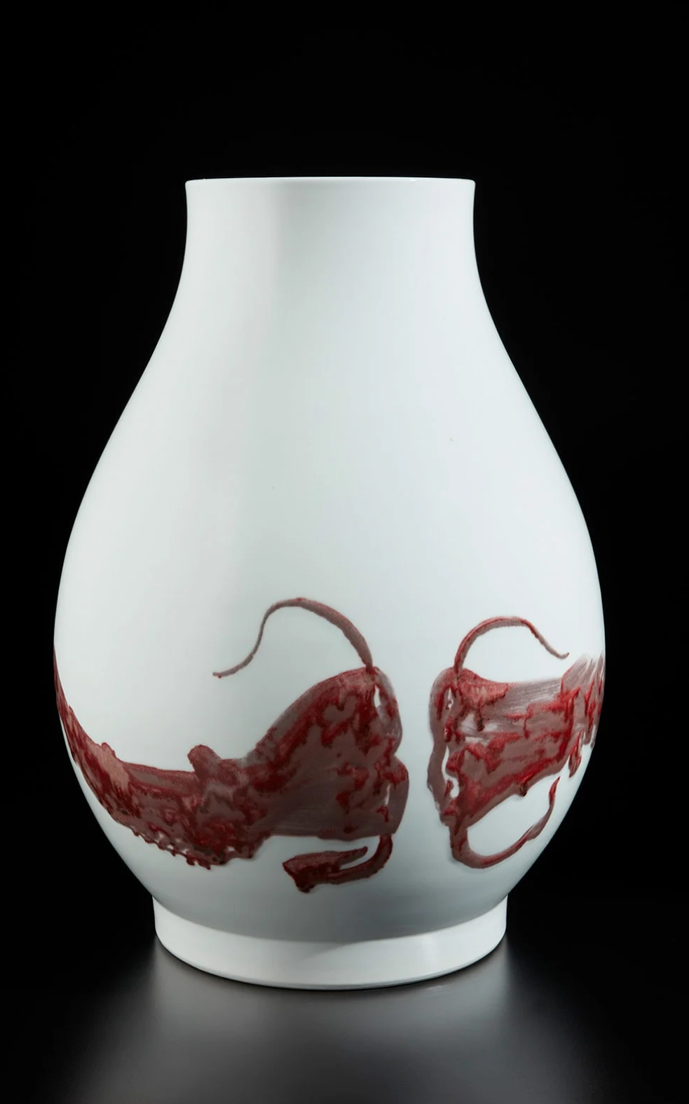 Fish, 2012, 2012 Porcelain Temple Jar By Jared Fitzgerald #6303 ...