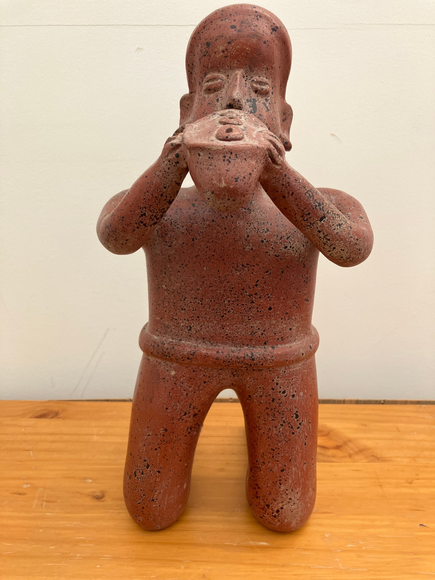Red Clay Figure #6254 | Auctionninja.com