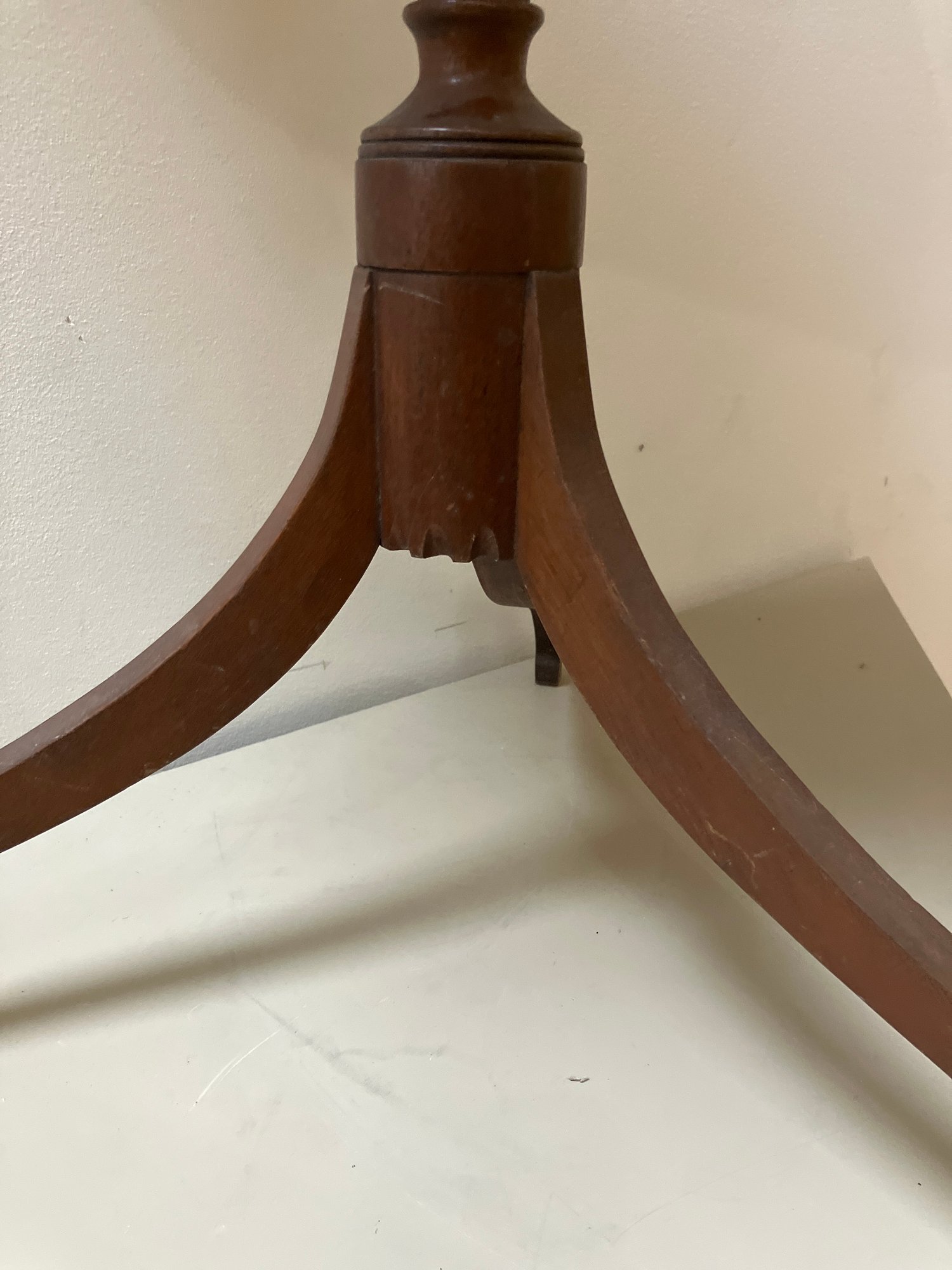 Hand Made Three Legged Table #6142 | Auctionninja.com
