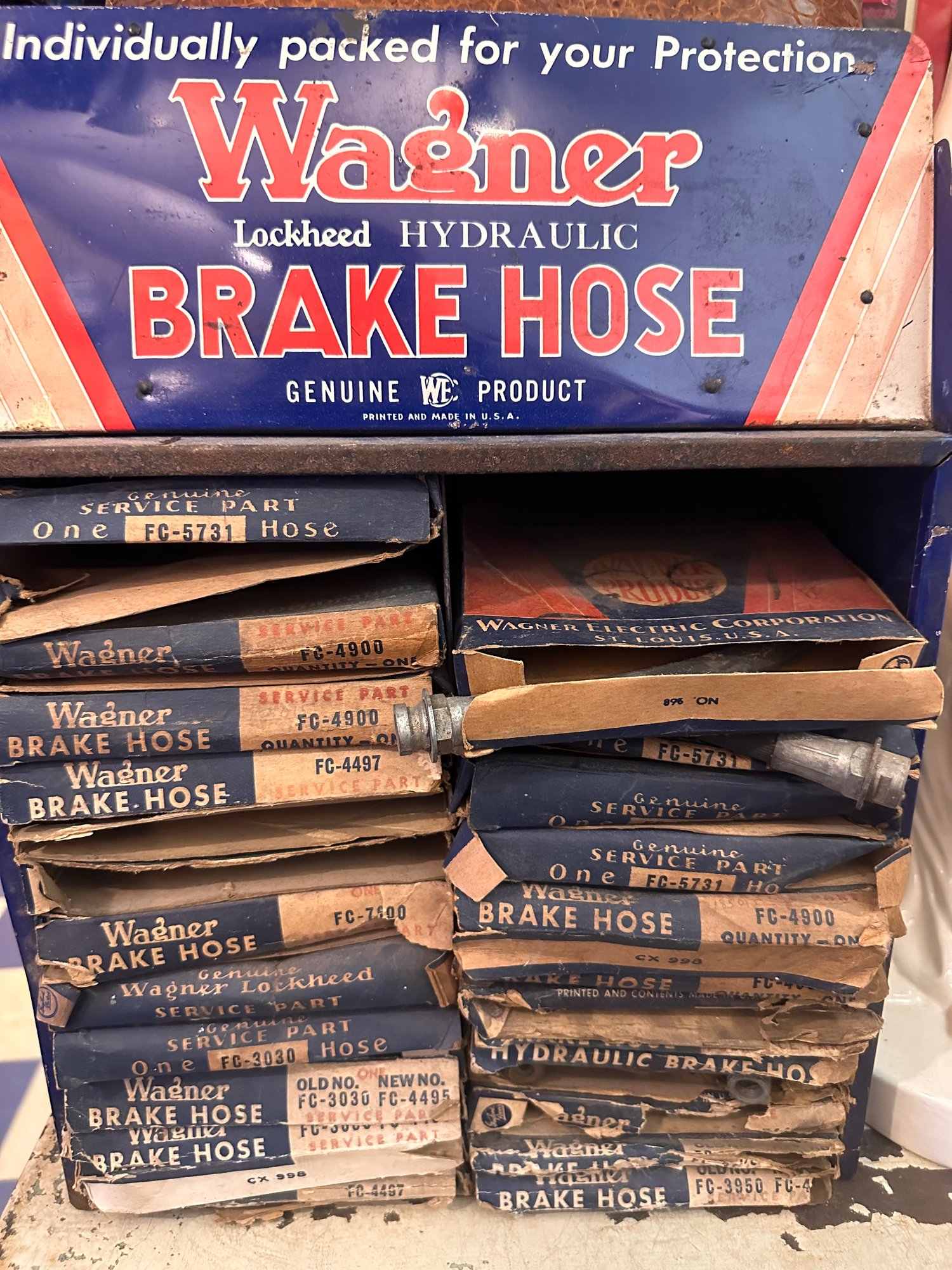 Vintage Wagner Lockheed Hydraulic Brake Hose Assortment Auto Shop ...