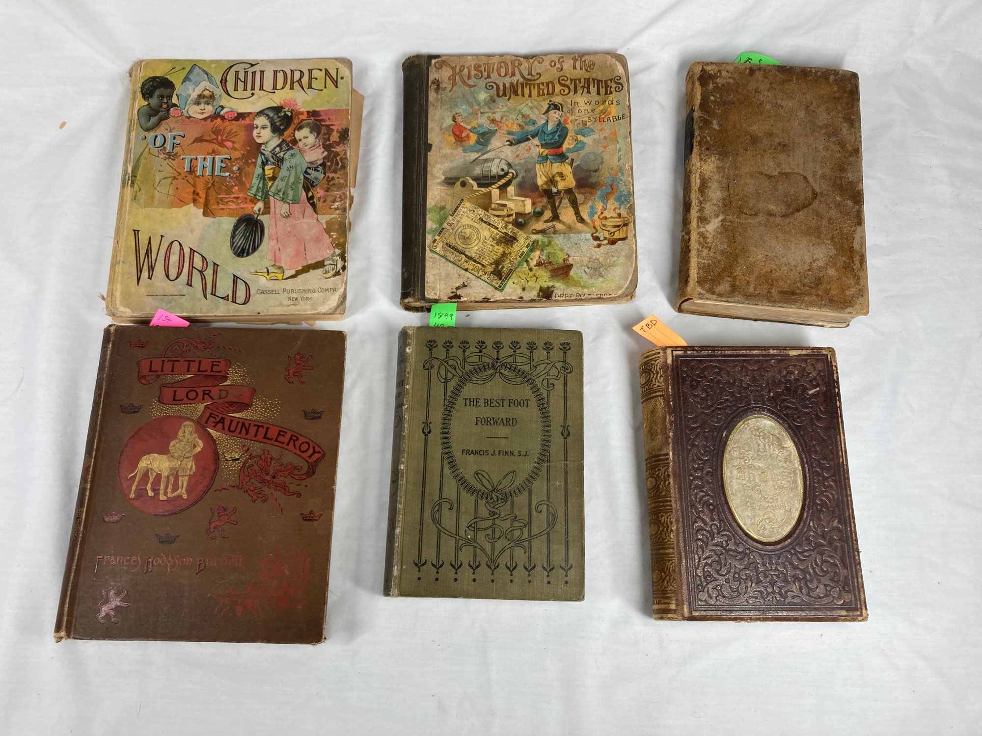 Set Of Unique Antique Books- See Photos For Condition #17115 ...