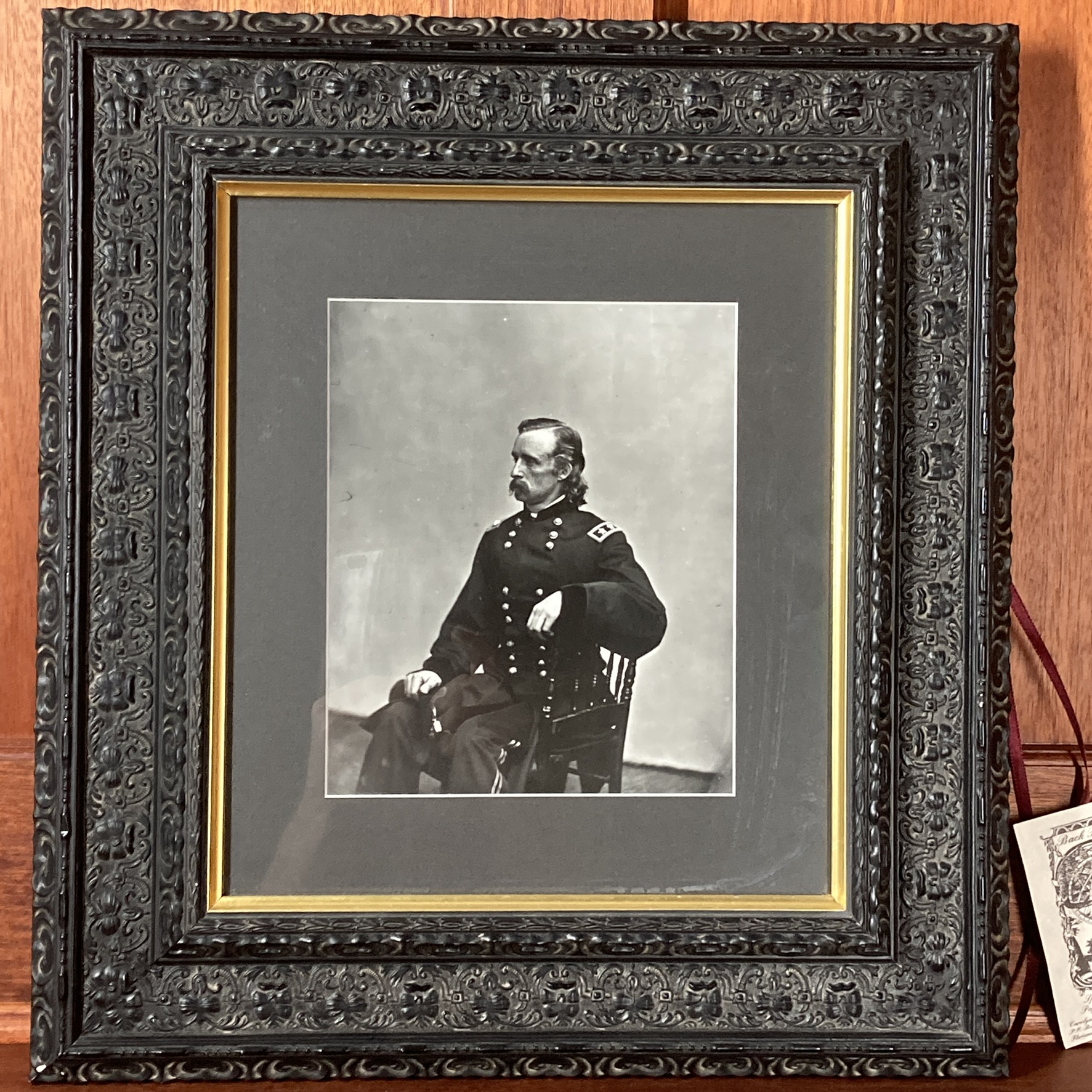 Framed Photo Of General George Custer Developed From The Original ...