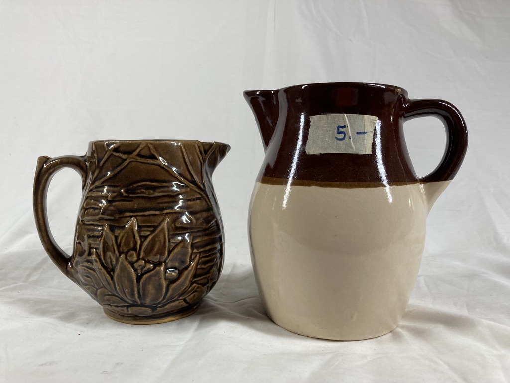 Four Cool Pottery Pitchers #17941 | Auctionninja.com