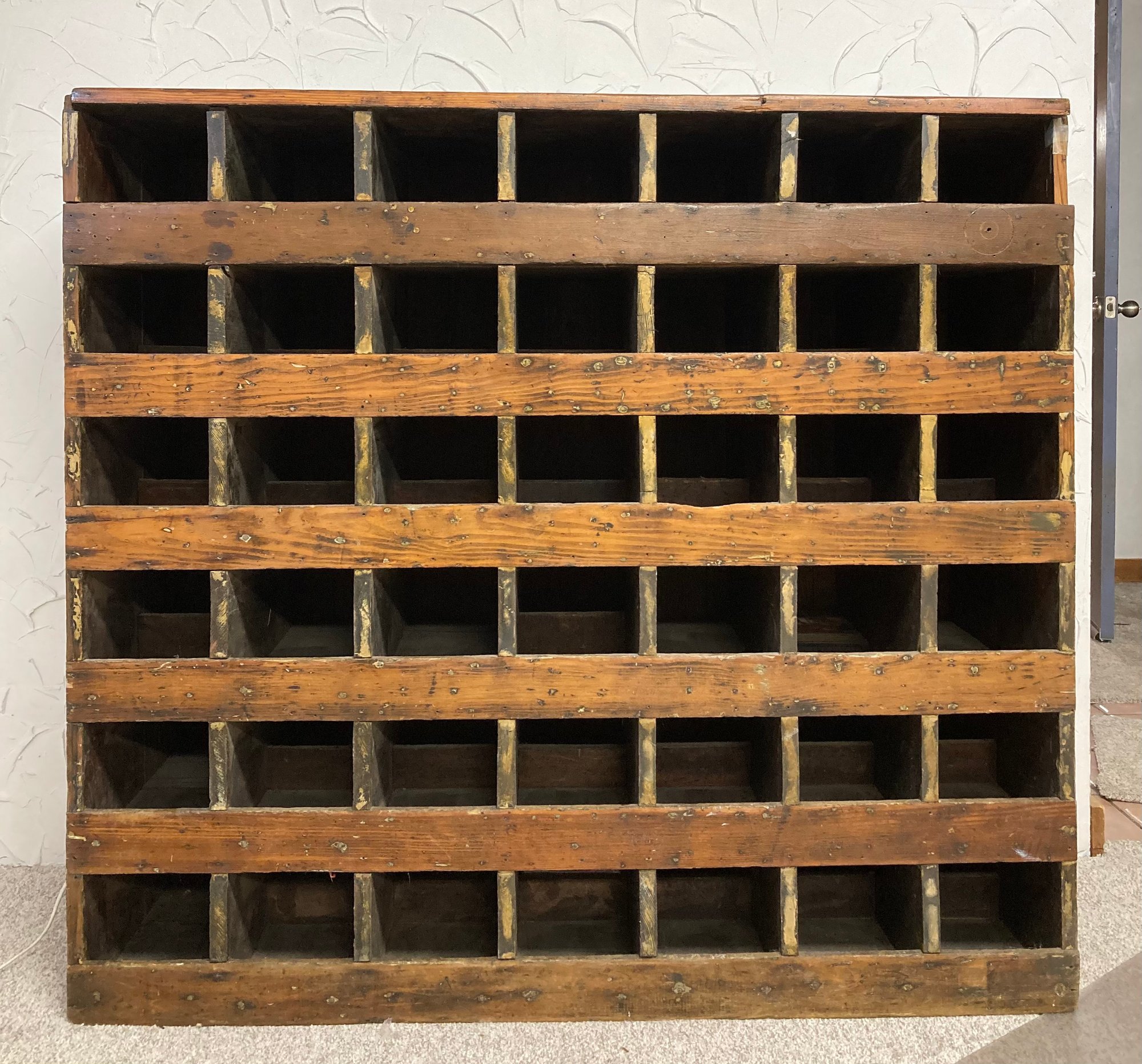Antique Primitive Wood Sorting Cubby #18866 | Auctionninja.com