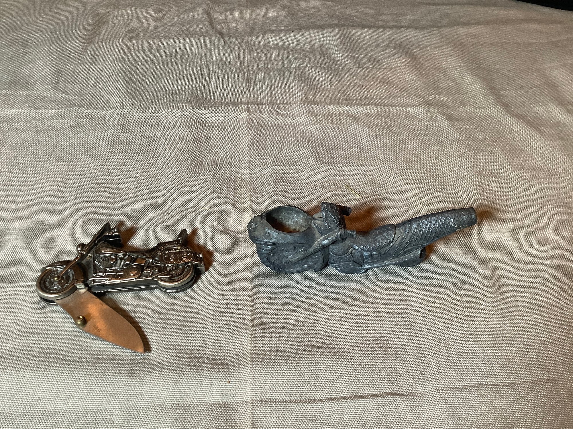 Motorcycle Knife And Pipe #16347 | Auctionninja.com