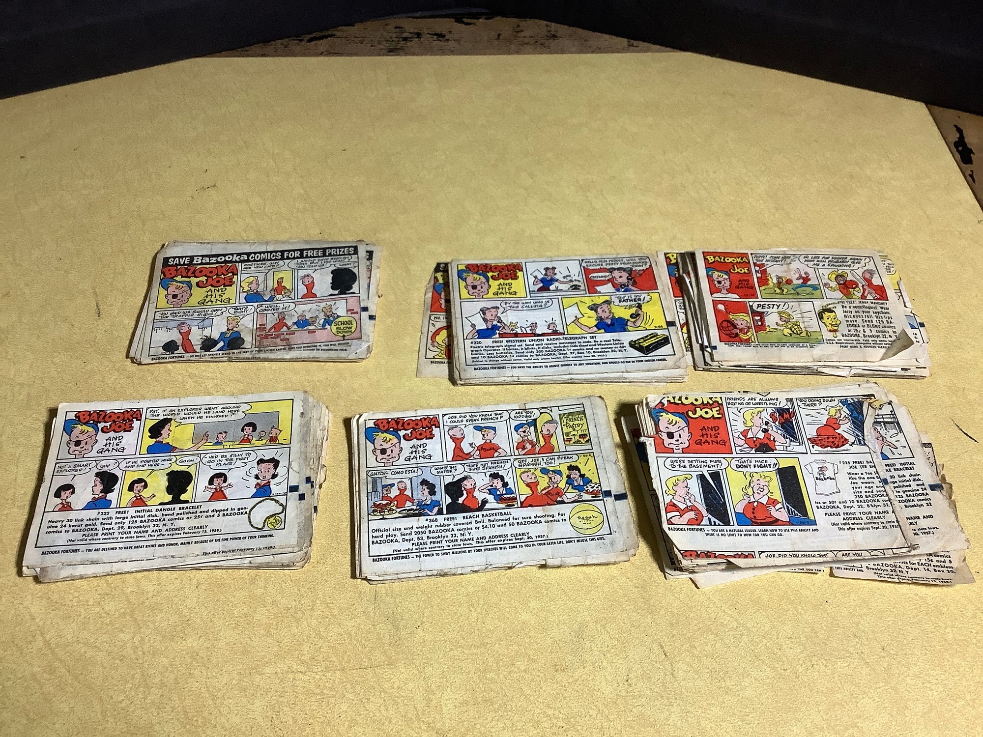 Vintage 1950s Bazooka Joe Comics #17879 | Auctionninja.com
