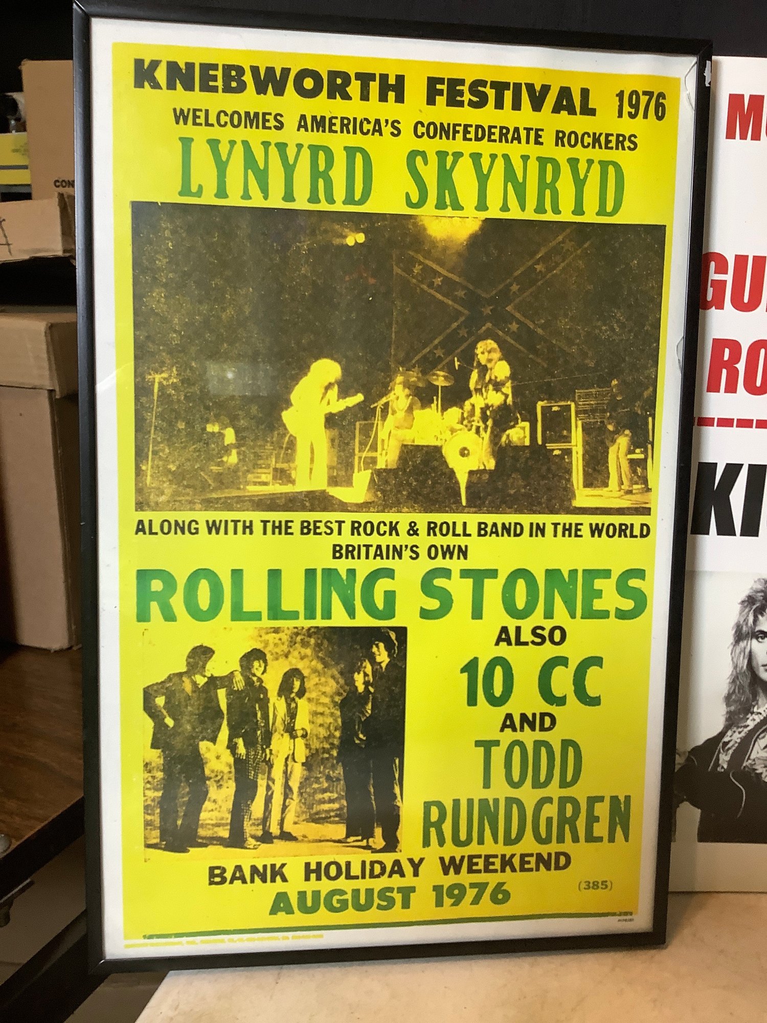 4 Vintage Rock N Roll Posters-See Description #18198 | Auctionninja.com