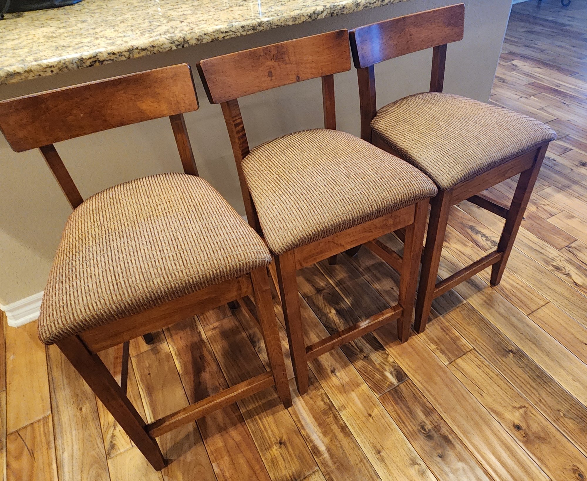 Woodley's By F&N Woodworking Co. - 3 Bar Counter Chairs/stools/seats ...