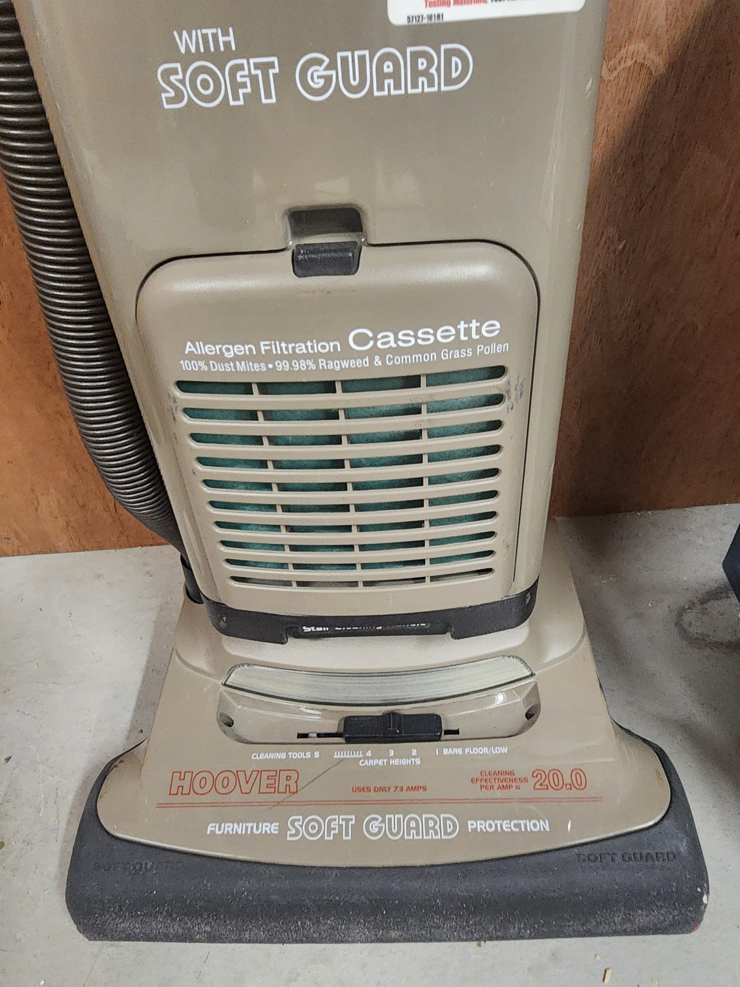 Hoover Breathe Easy Vacuum Cleaner, Upright, Very Clean - Tested #10221 ...