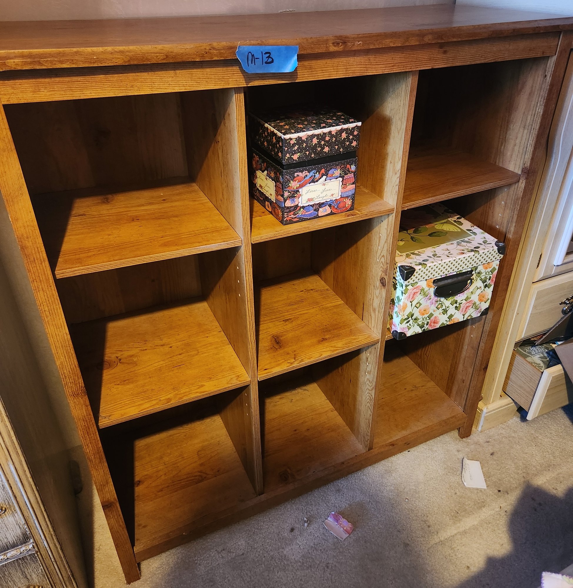 Cubby Cubicle Storage, Shelves, Wood, 41" X 16" X 44"H #10747 ...