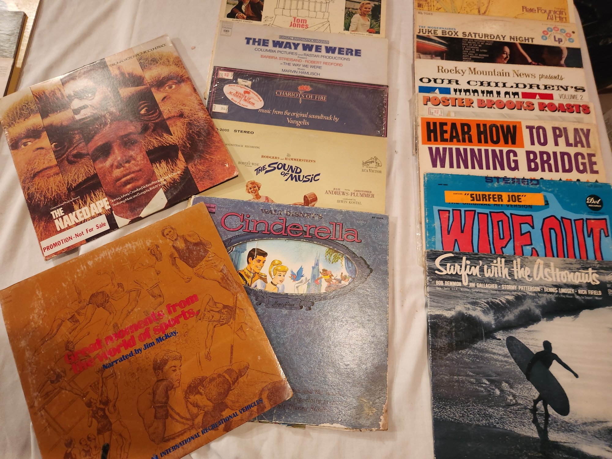 13 Vinyl Records Albums, Record Album - Musical, Soundtracks, Juke Box ...