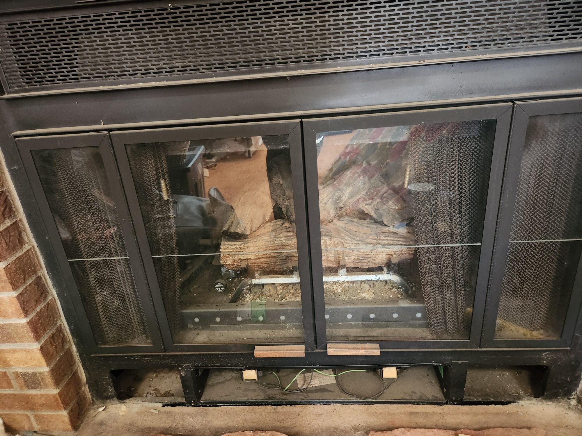 Insert For Gas Fireplace - Rack, Faux Logs - Never Used #14266 ...