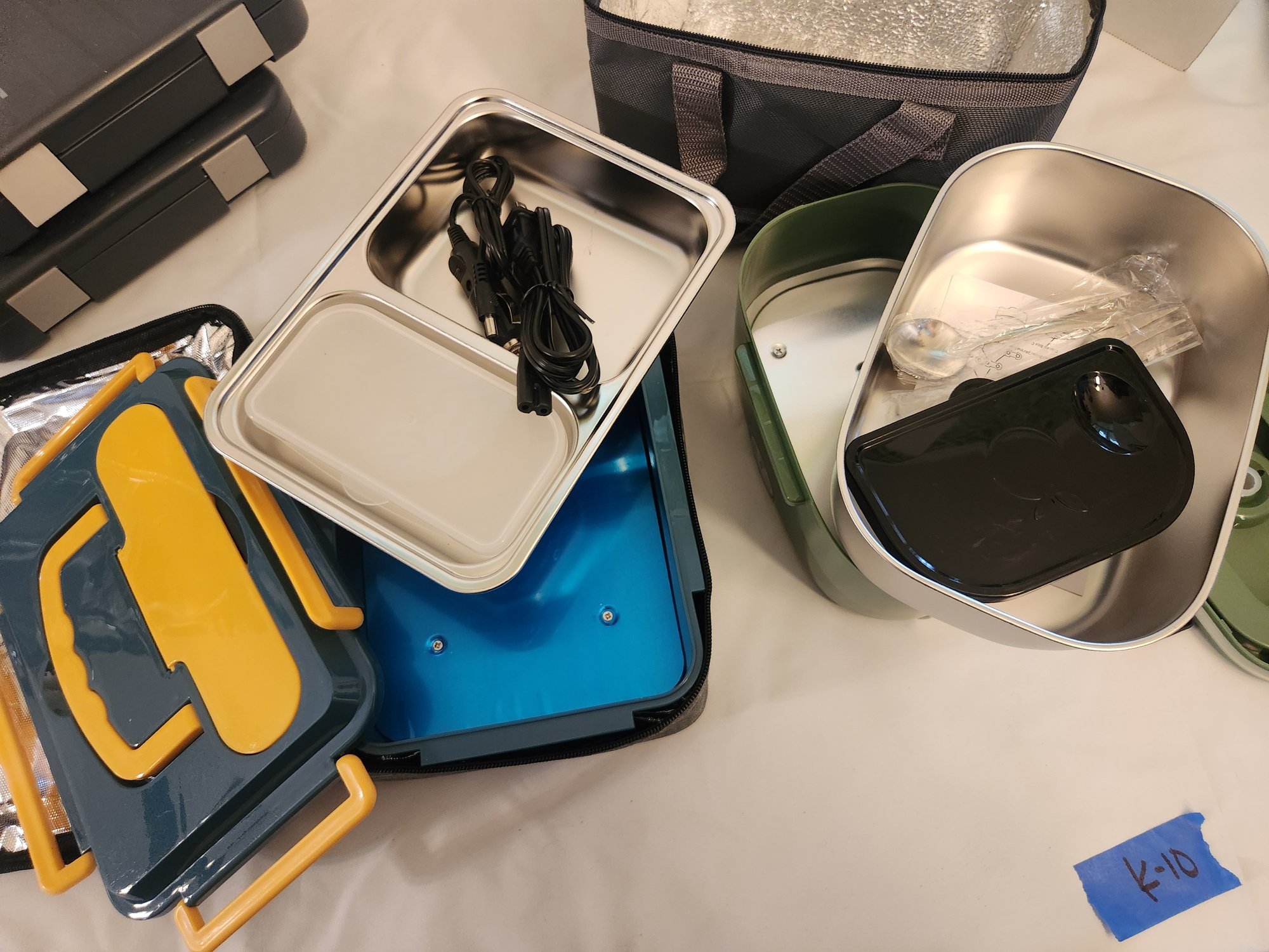 Built, Bento Various Food Lunch Box Travel Camping Containers, One Electric & Insulated Bag ...