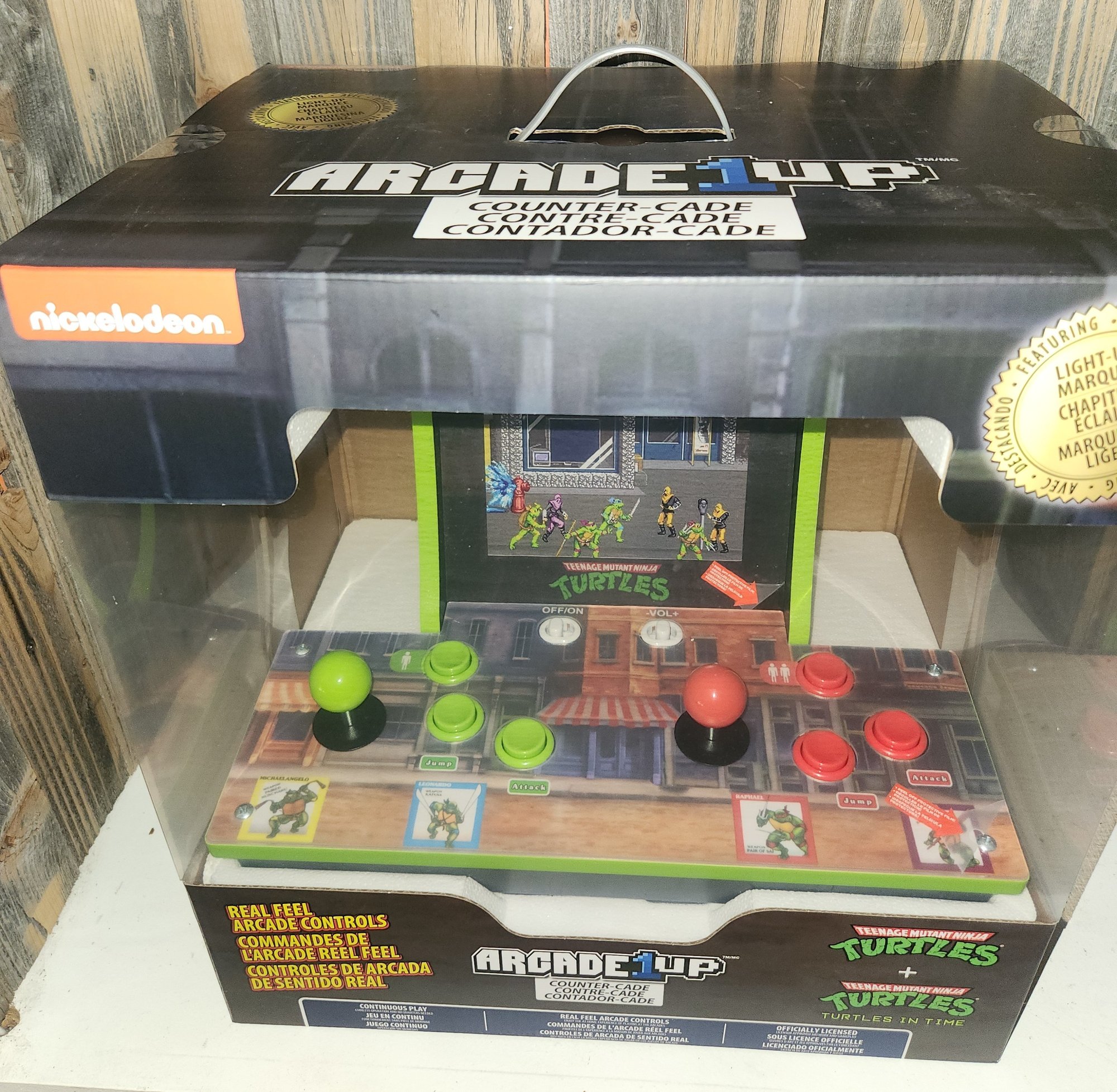 Teenage Mutant Ninja Turtles Arcade 1up Factory Sealed Game - Never ...