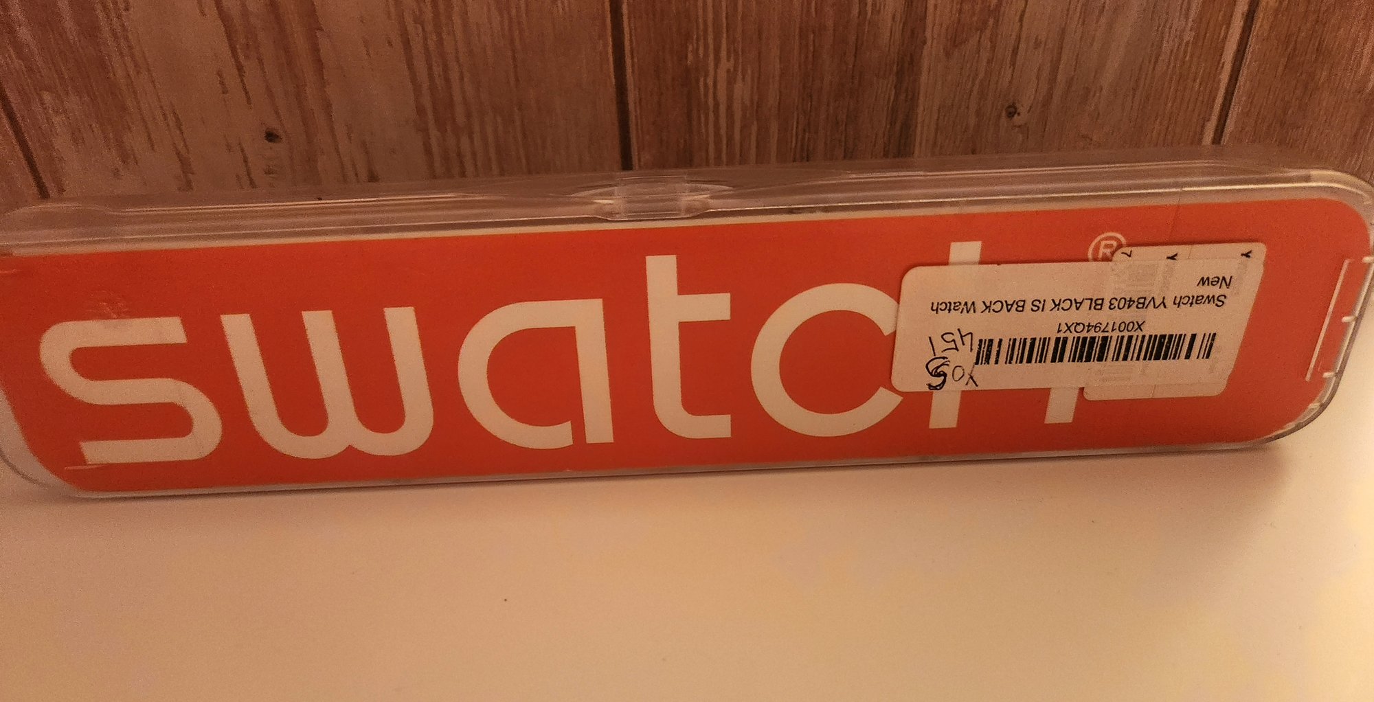 Swatch YVB403 Black Is Black Men's Watch NIB Unopened #15953 ...