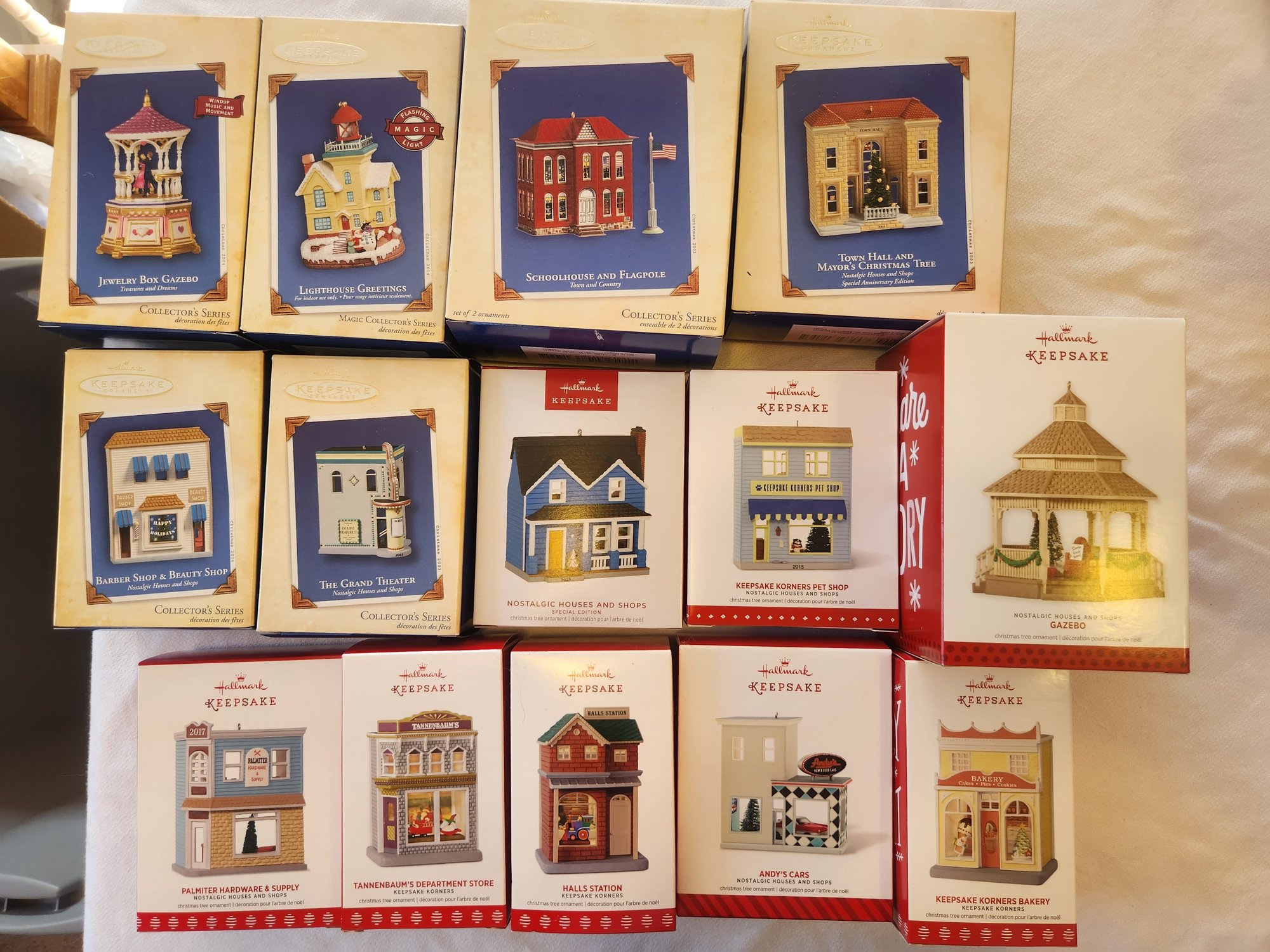 13 Home House Architecture Theme NIB NEW Hallmark Keepsake Christmas ...