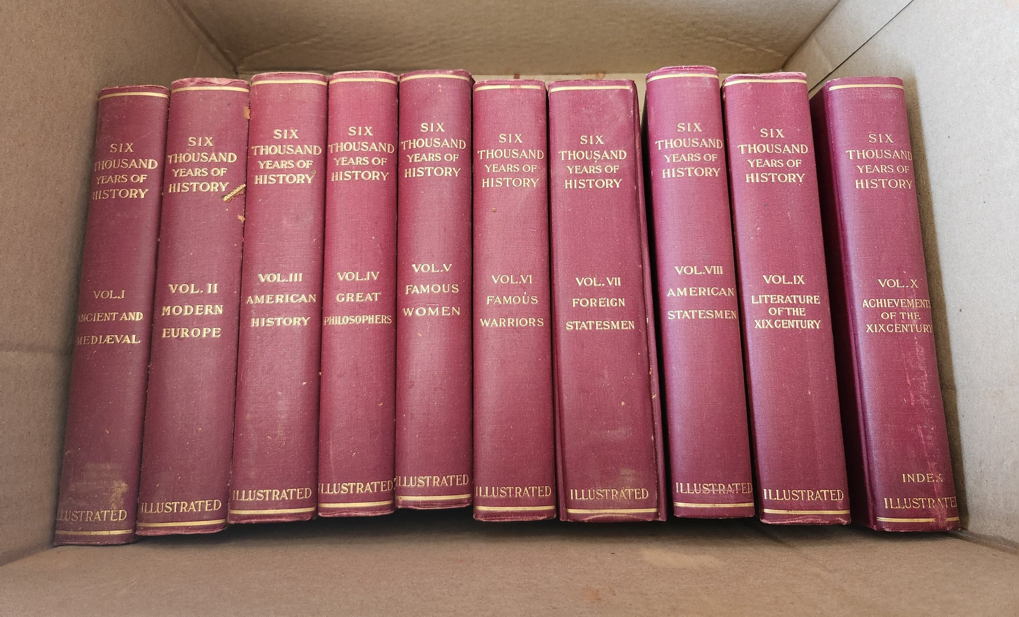 1899 Six Thousand Years Of History, Earl Demont, Antiquarian Books ...