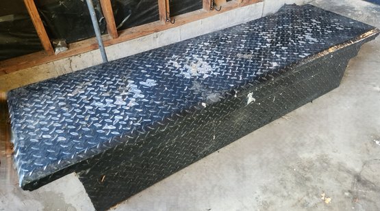 Husky Diamond Plate Truck Toolbox Heavy Duty Storage For Truck Bed ...