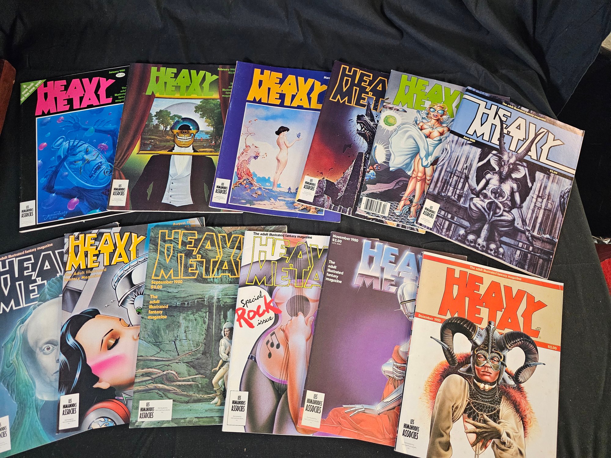 Heavy Metal Magazine (Early 1980s Issues) #6315 | Auctionninja.com