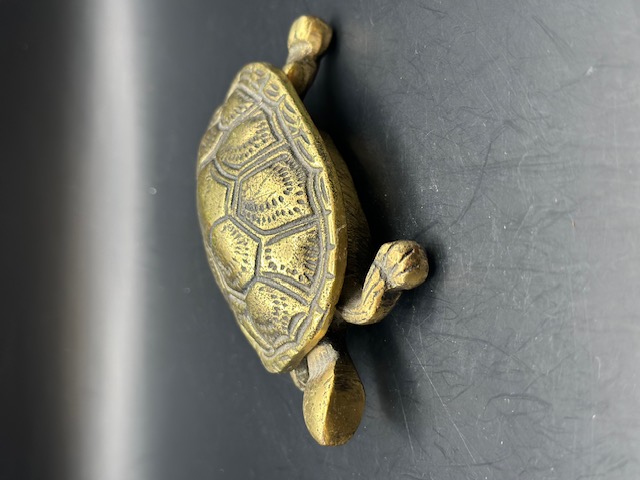 Antique Brass Turtle Trinket Box #6370 | Auctionninja.com