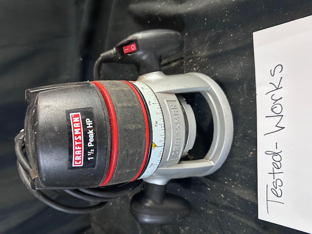 Craftsman Router 1.5 Peak HP #6648 | Auctionninja.com