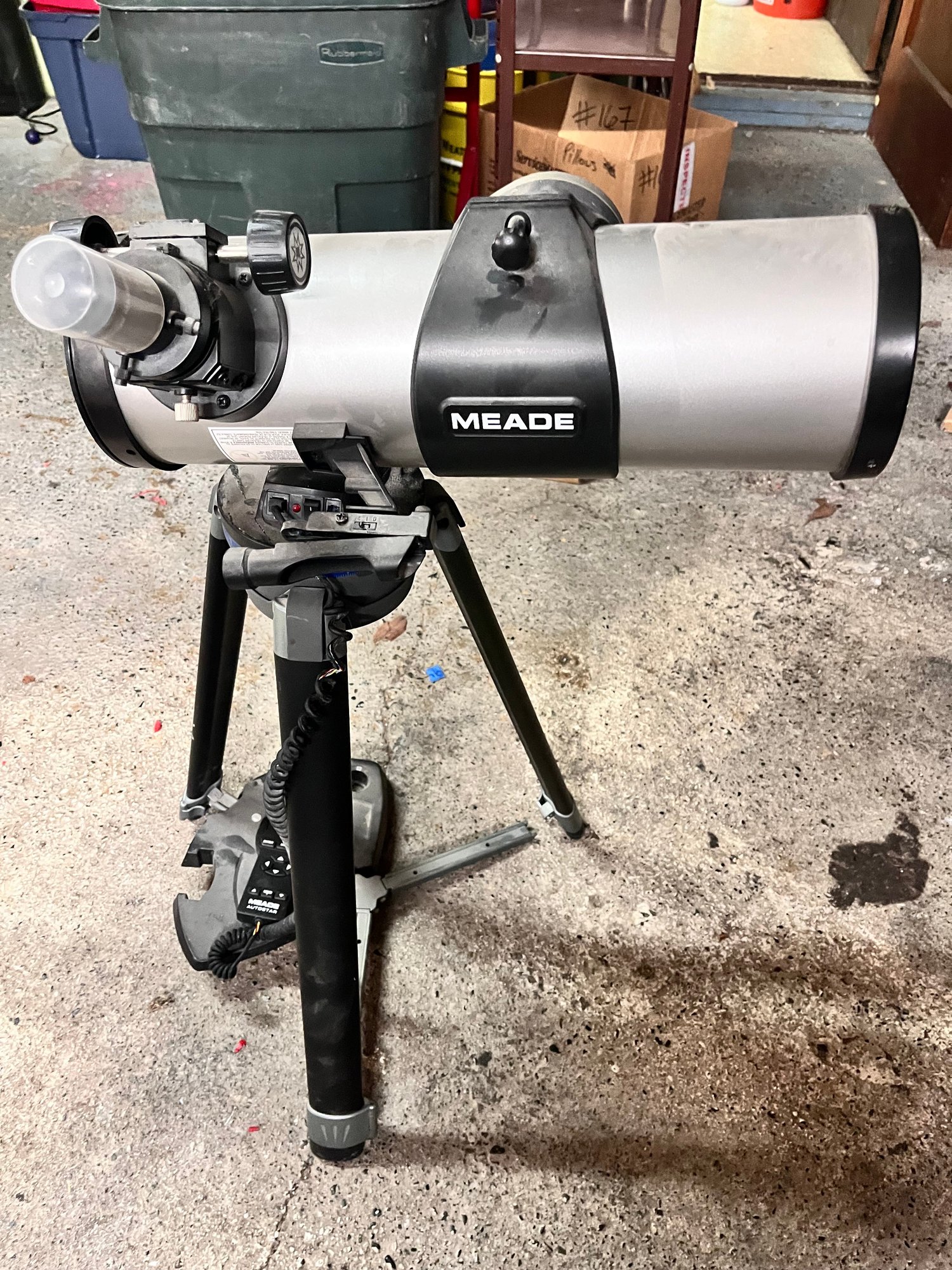 Meade Autostar D 114 F 1000 F/8.8 Computerised Telescope #8225 ...
