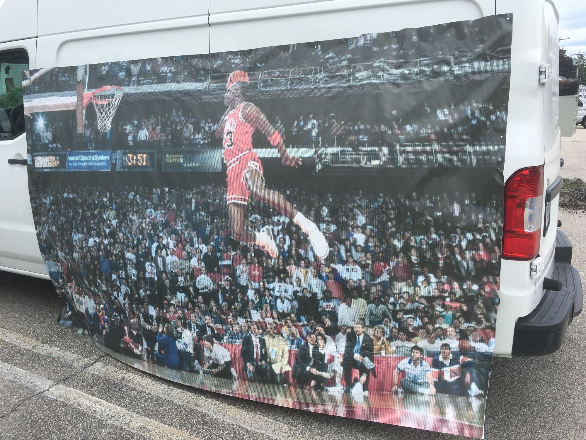 Incredible 10ft X 6ft Michael Jordan Dunk Contest Wall Art #2992 ...