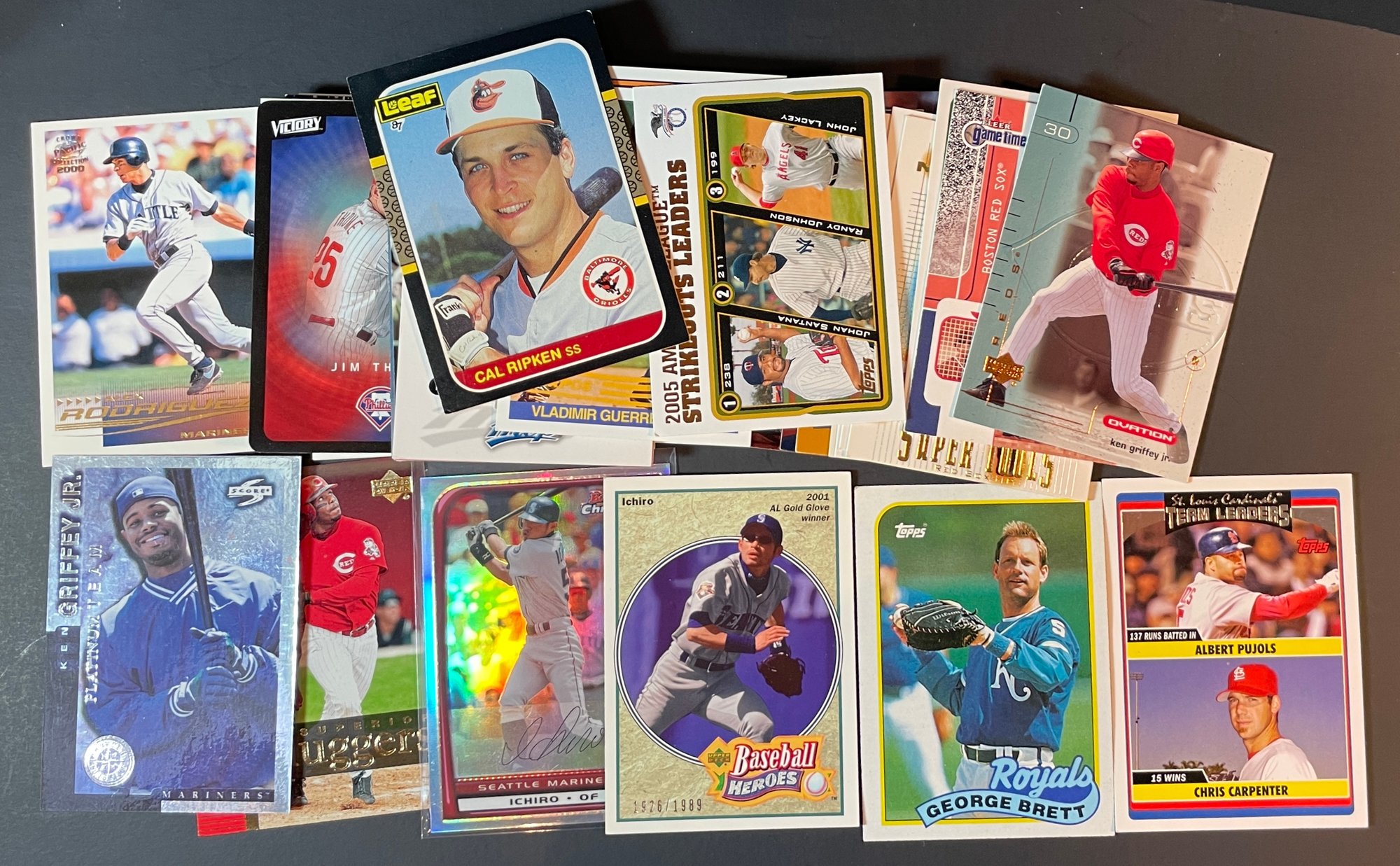 Lot Of 50 Vintage Major League Baseball Hall Of Famer Baseball Cards ...