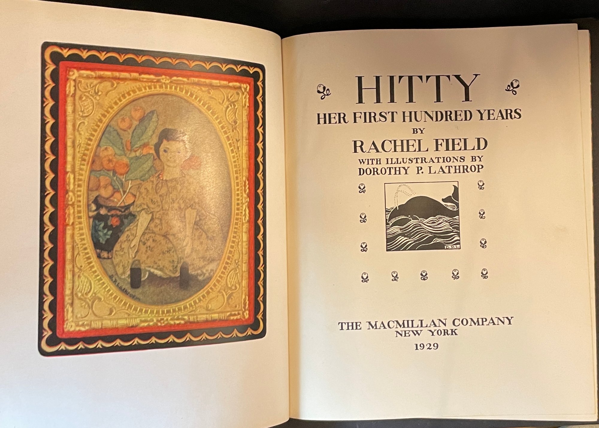 Antique Book - HITTY, Her First Hundred Years By Rachel Field Hardcover ...