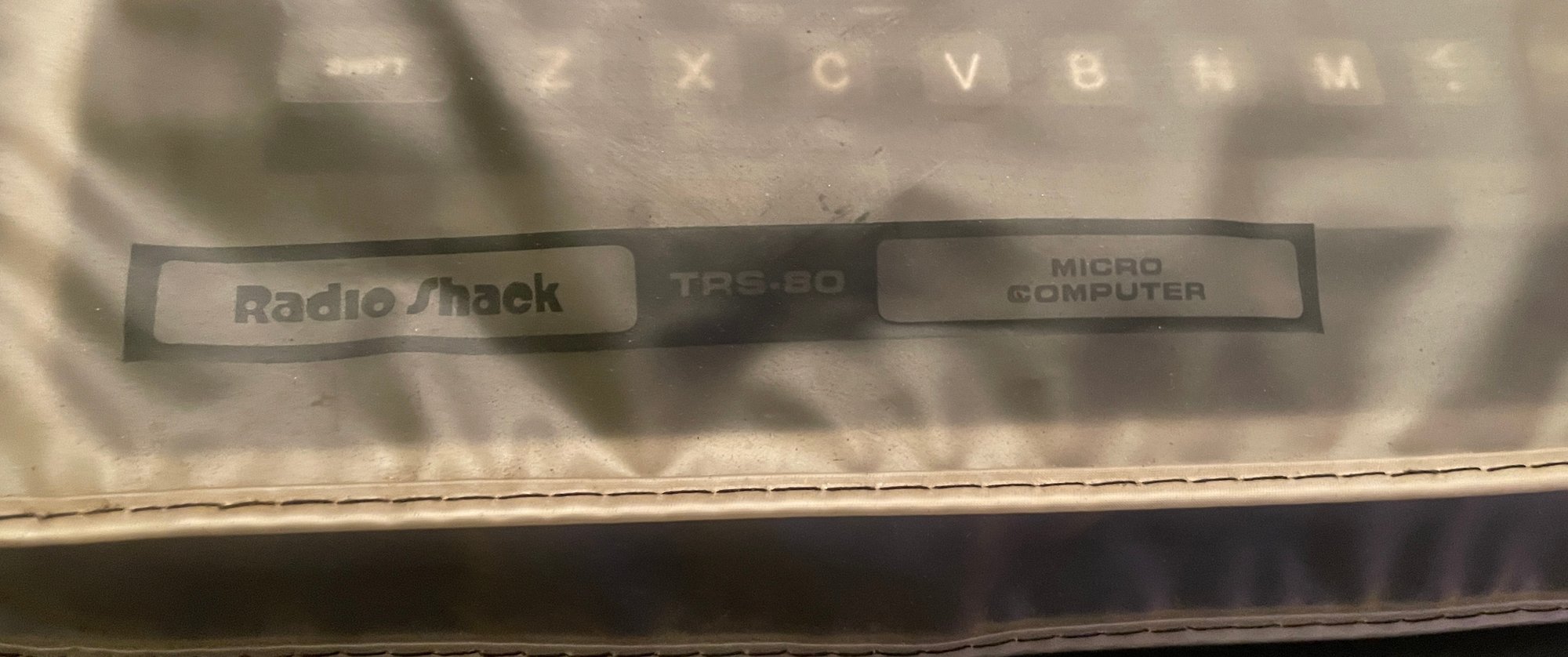 Vintage Radio Shack TRS-80 MICRO COMPUTER With Power Adapter And Cover ...