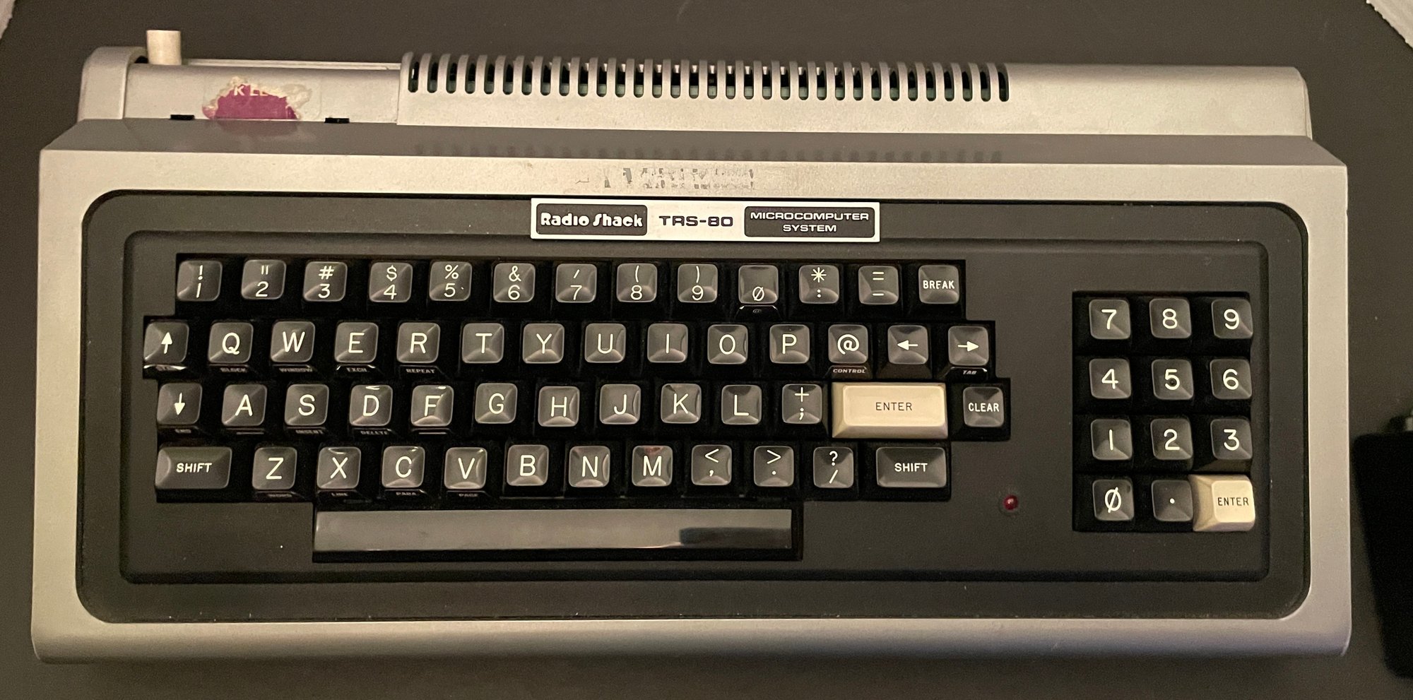 Vintage Radio Shack TRS-80 MICRO COMPUTER With Power Adapter And Cover ...